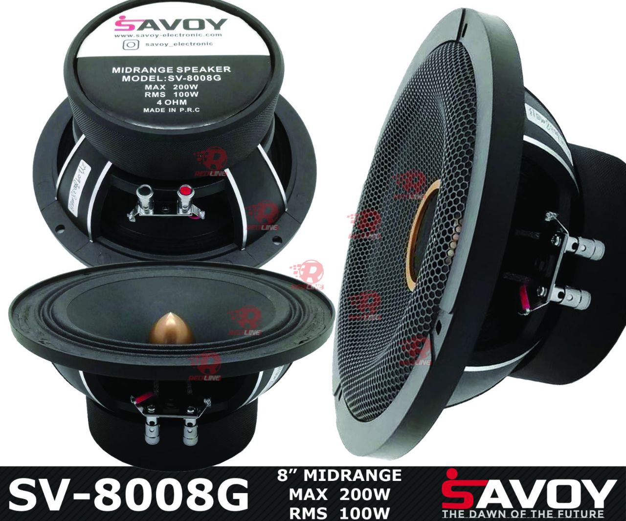 میدرنج ساووی SV-8008G - سیستم صوتی